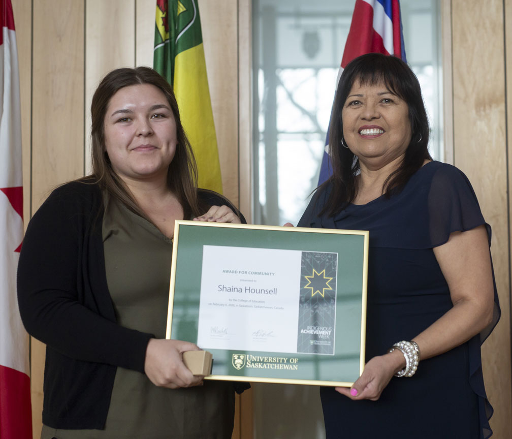 Indigenous Achievement Week Recipients - College of Education ...
